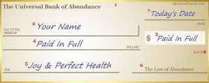 Abundance Checks - Let The New Moon Abundance Flow